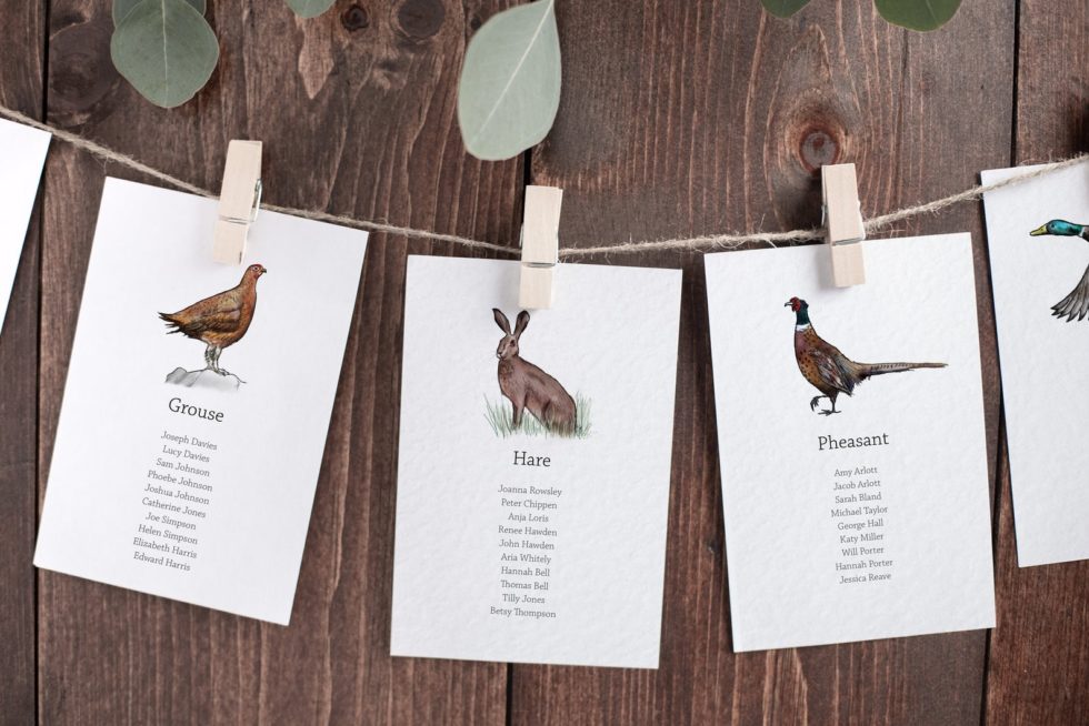 Fun, unusual table name ideas - Fusion Events & Weddings